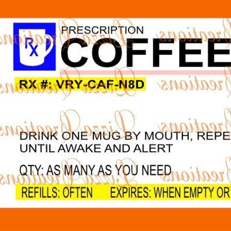 Funny Prescription Labels - Etsy