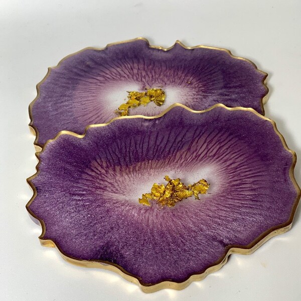 Geode Coasters - Etsy