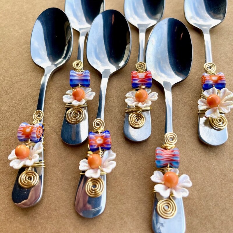 Flower Tea Spoon - Etsy