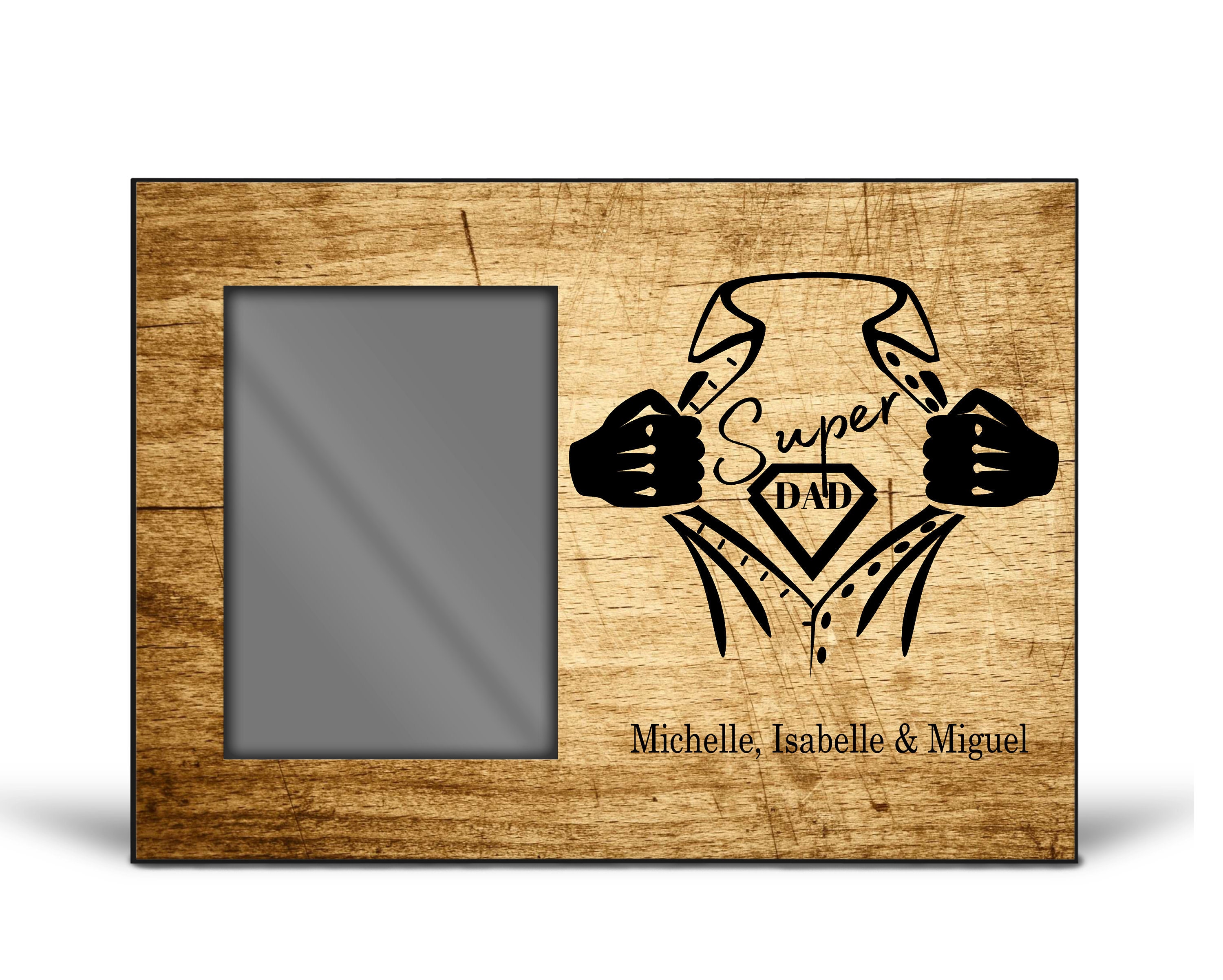 Pic Frame Father's Day Pic Frame Dad Super Dad Nautical | Etsy