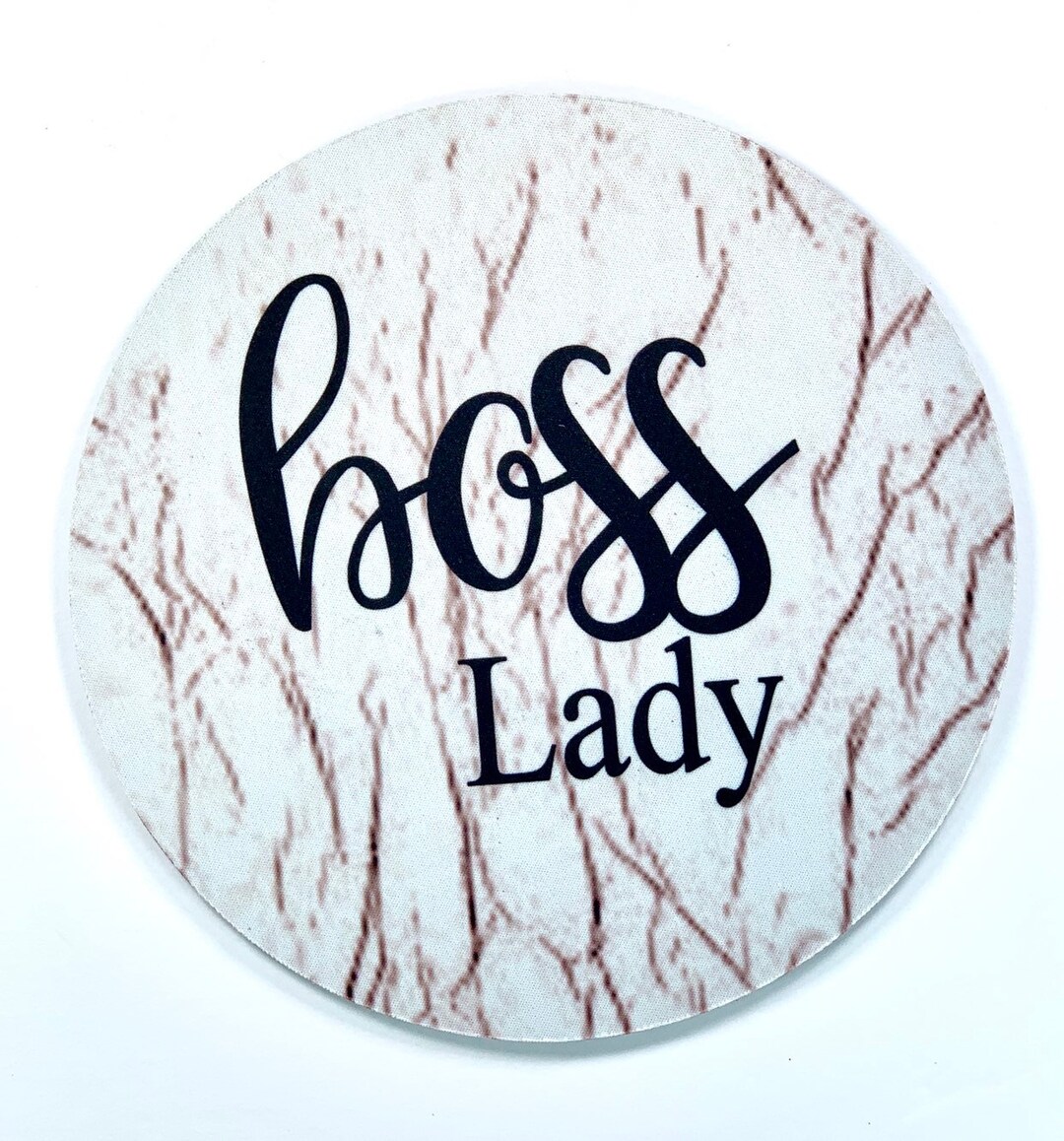 Personalized Mouse Pad, Boss Lady Mousepad, Round or Rectangle Mouse ...