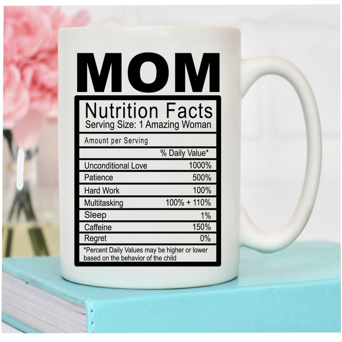 Mother Mug Mom Nutrition Facts Mug Personalized Coffee Mug - Etsy