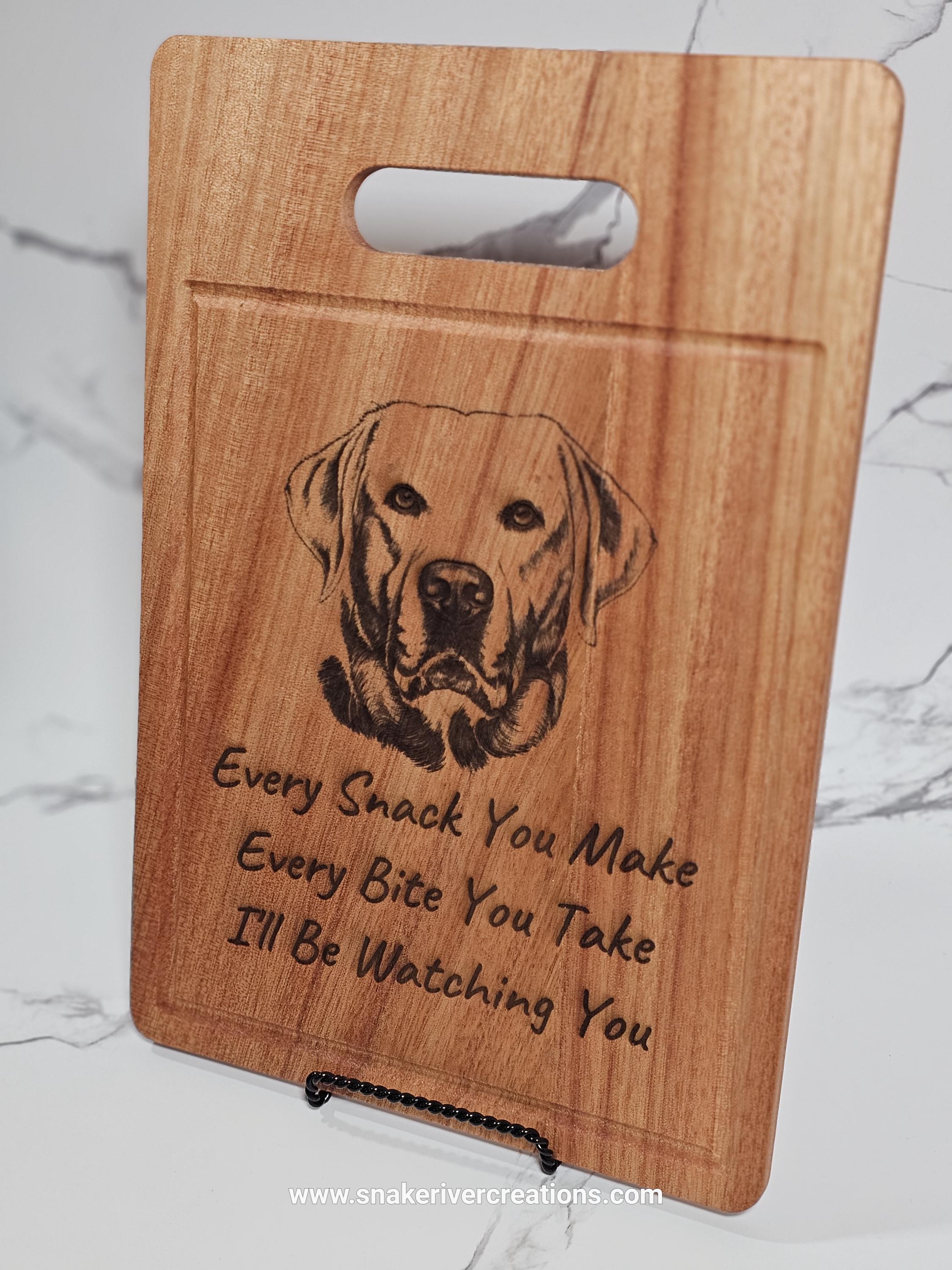 Engraved Labrador Cutting Board • Funny Dog Lover Gift - Etsy