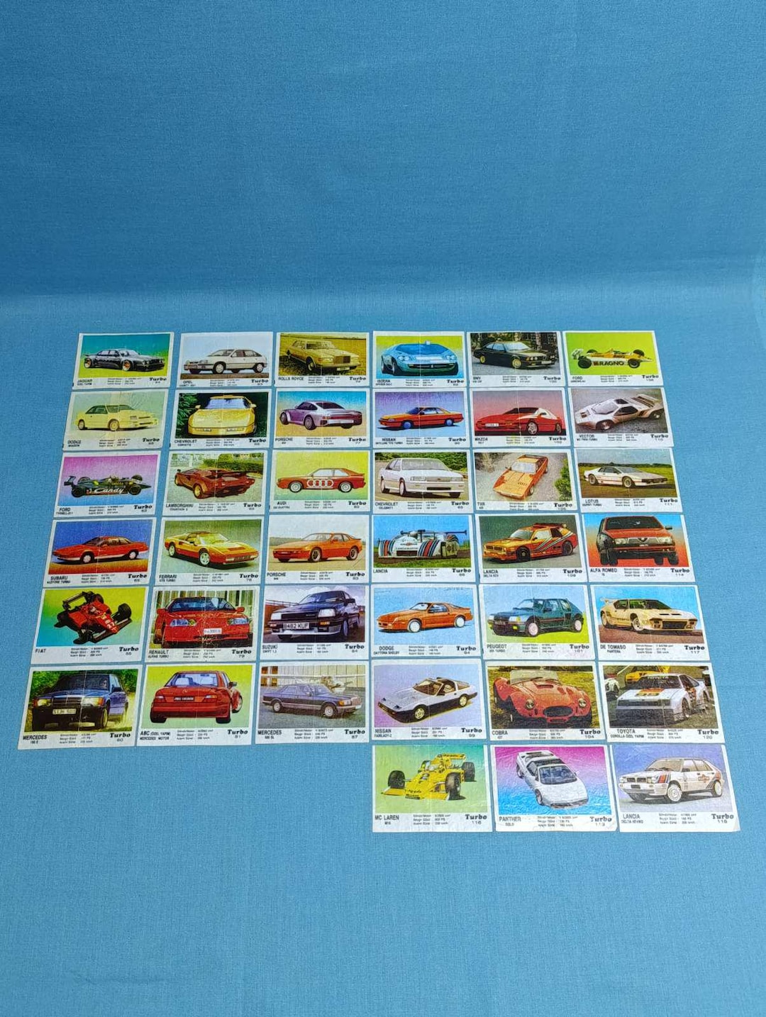 Vintage Inserts From Turbo Chewing Gum. Collection of 39 Pieces. - Etsy