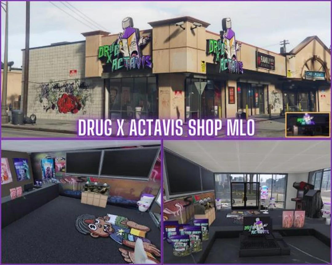 Fivem Drugxactavis MLO | Drug X Pharmacy Fivem MLO | Fivem Drug Shop ...