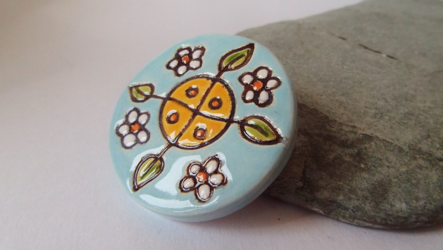 Ceramic Sun Wheel Brooch Pin, Sun Wheel Jewelry, Scarf Pin, Shawl Pin ...