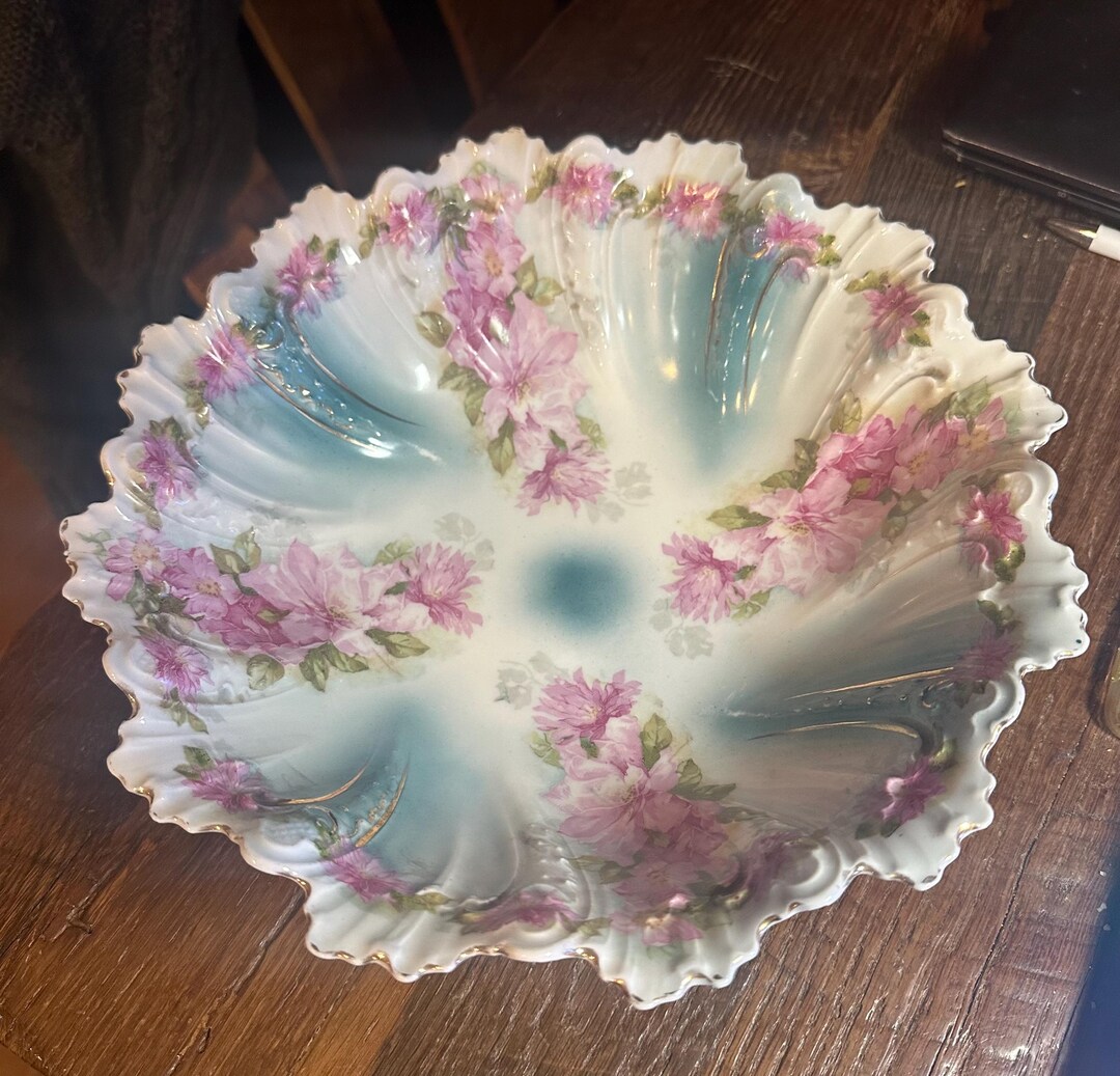 MZ Moritz Zdekauer Antique Porcelain Bowl - Etsy