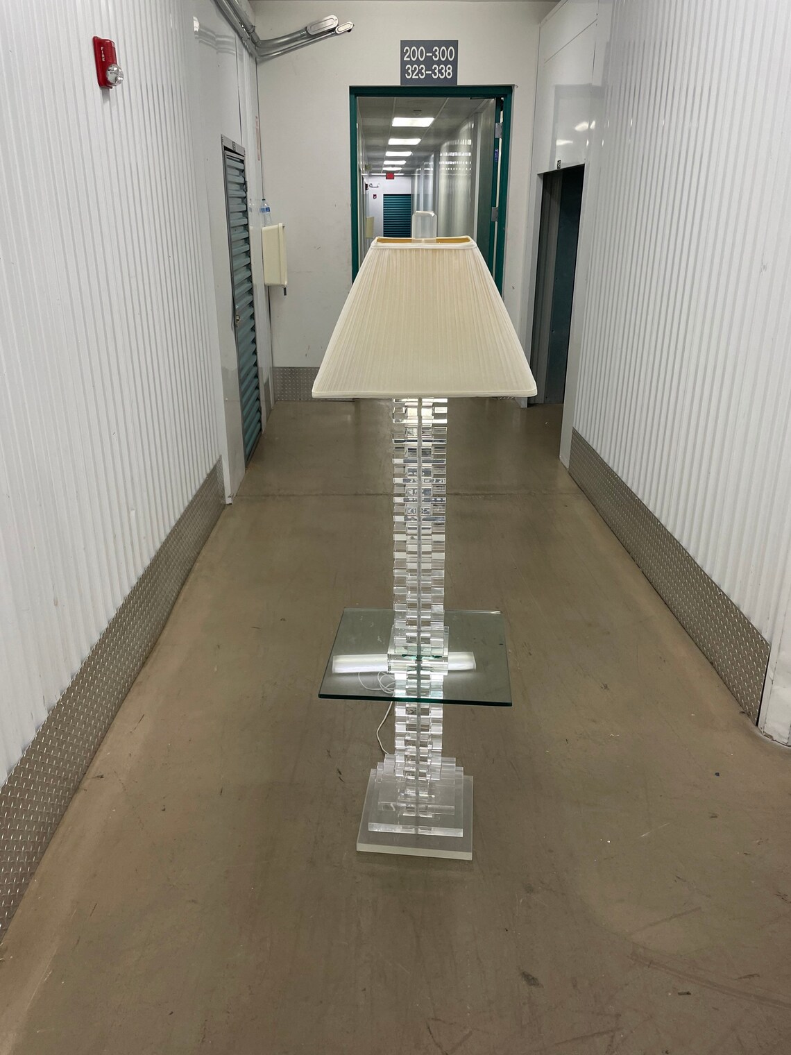 Spectacular Stacking Lucite Table Standing Lamp With Finial - Etsy