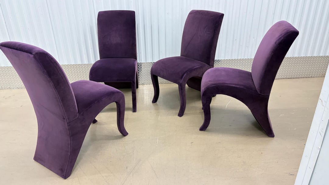 Set 4 Dialogica Sergio Savarese Iconic Splash Chairs READY TO GO - Etsy