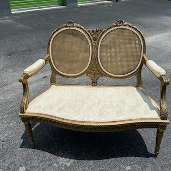 Cane Settee - Etsy