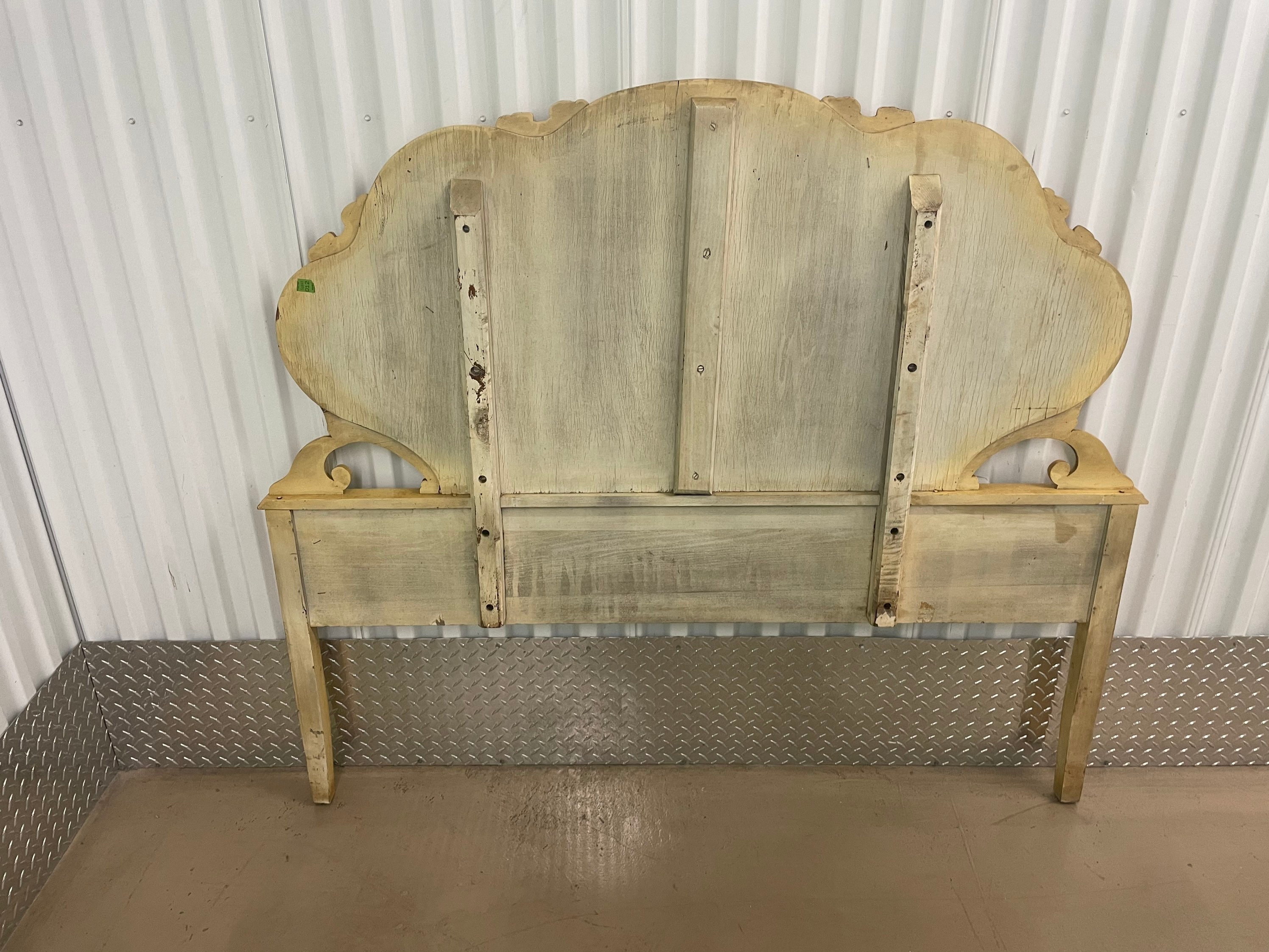 Full Size Vintage Ornate Gilt Wood Clam Shell Headboard - Etsy