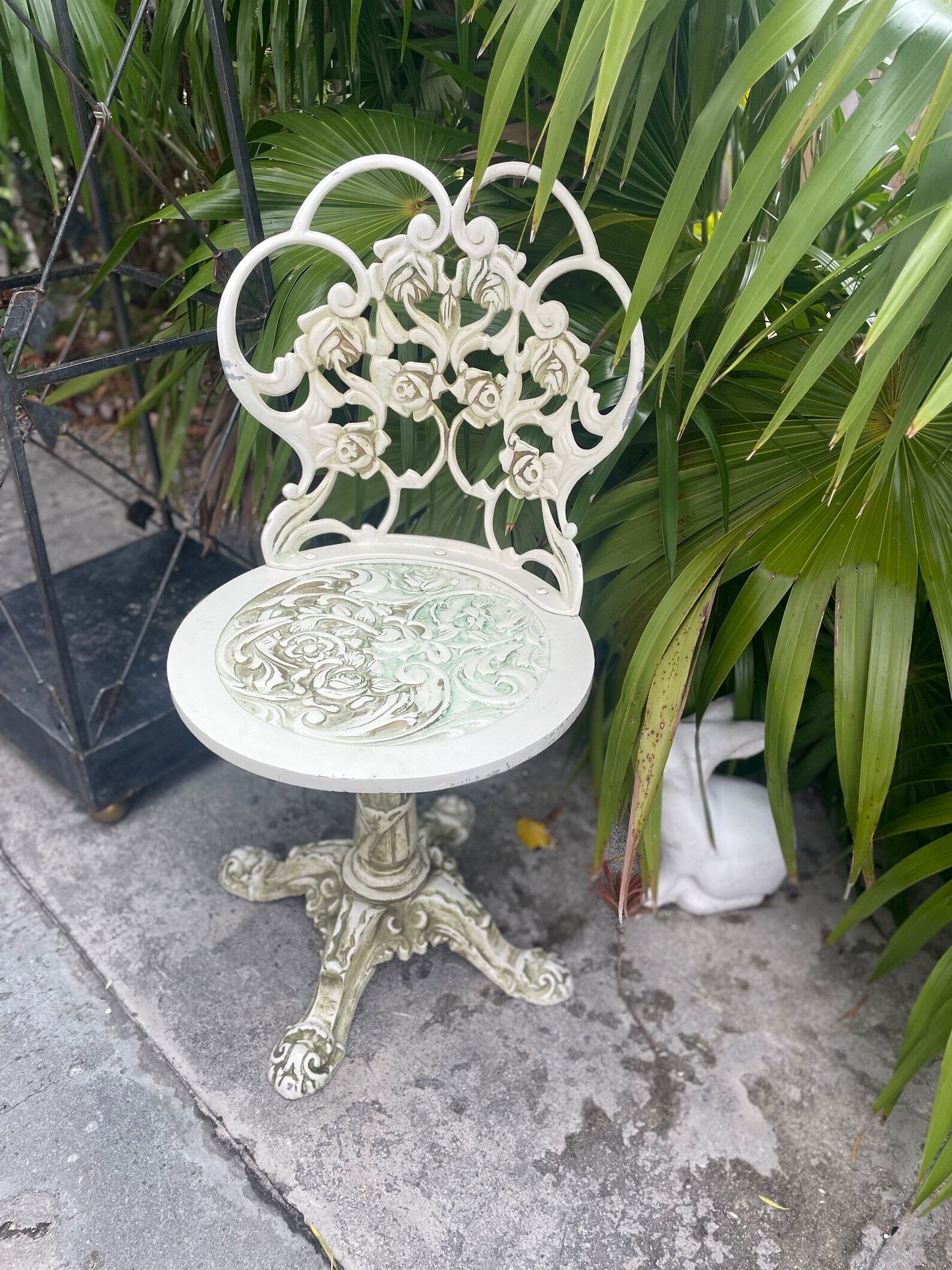 Kessler Cast Iron Rose Vanity Budoir Pedestal Seat With 180 - Etsy