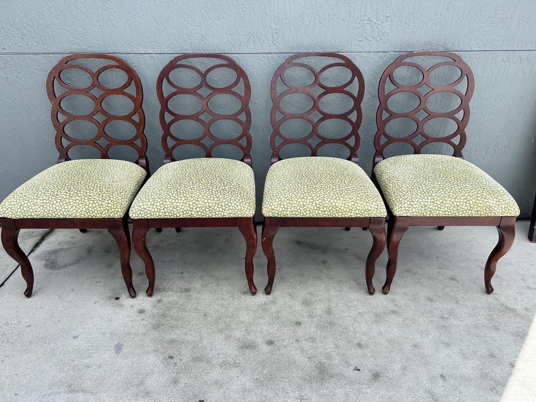 4 Frances Elkins Tortoise Loop Style Dining Chairs by Lane - Etsy