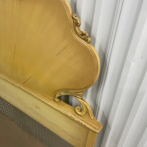 Full Size Vintage Ornate Gilt Wood Clam Shell Headboard Grandmillineal ...