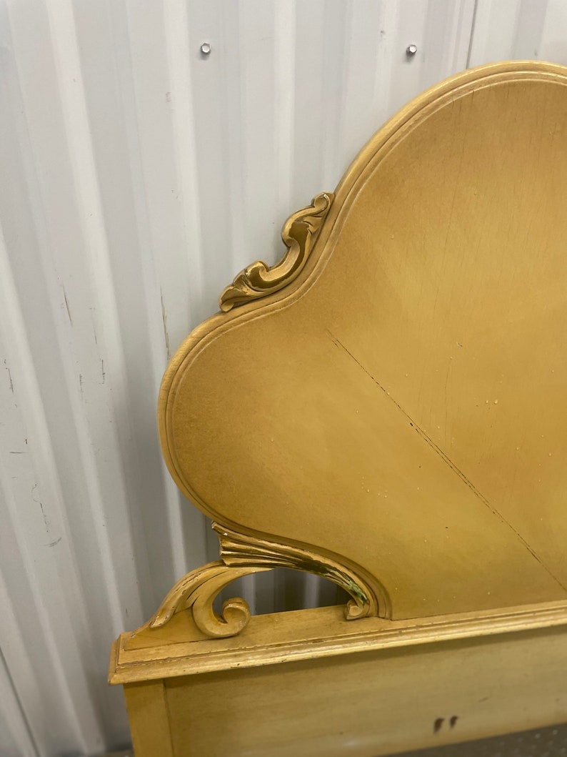 Full Size Vintage Ornate Gilt Wood Clam Shell Headboard - Etsy