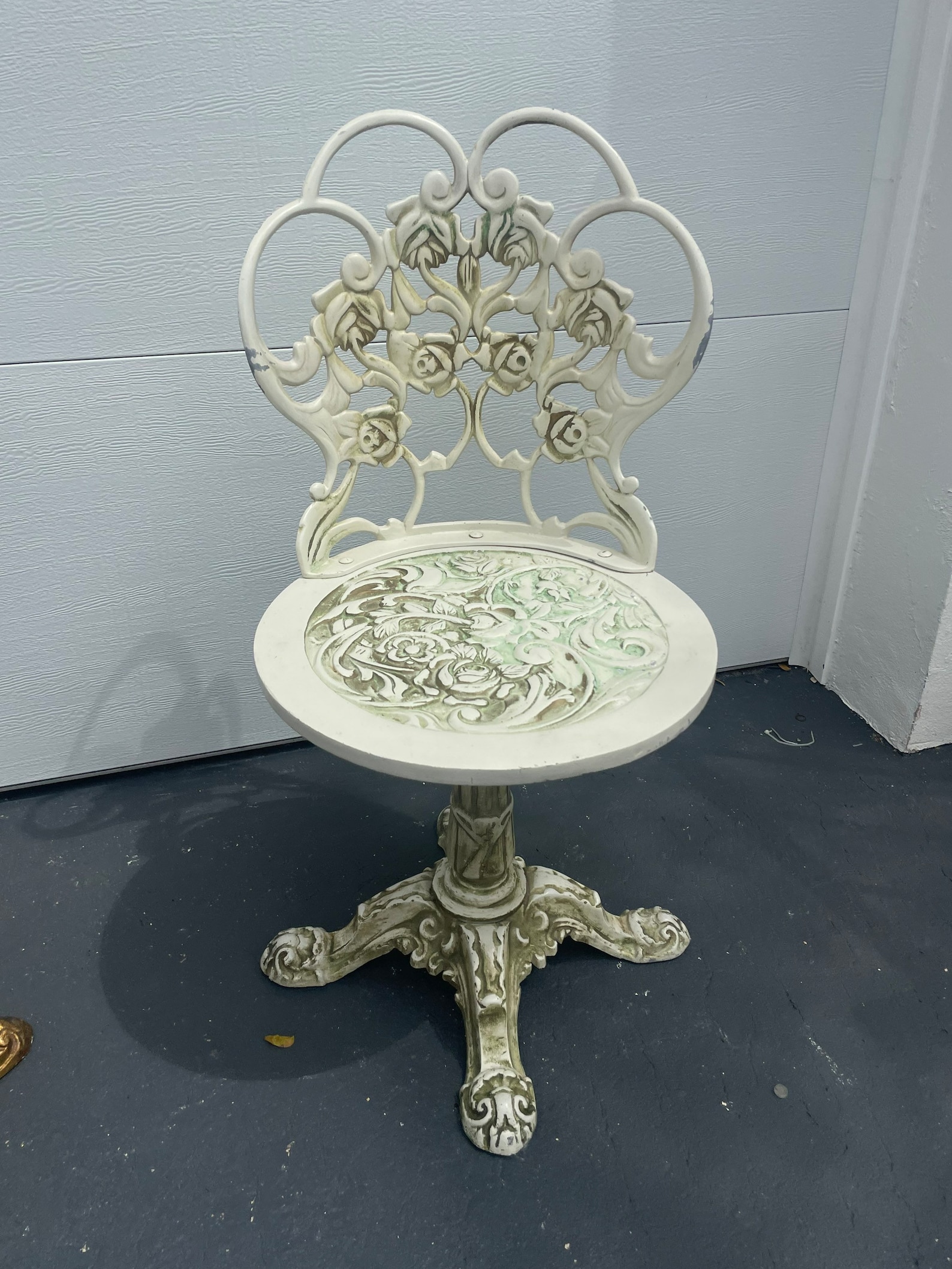 Kessler Cast Iron Rose Vanity Budoir Pedestal Seat With 180 - Etsy