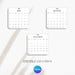 Editable 2026 Mini Calendar, Printable in Sizes From 3x3 to 10x10 ...
