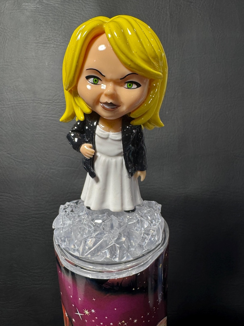 Horror Movie Tumbler With Fake Ice Character Topper - 20 Oz - Etsy