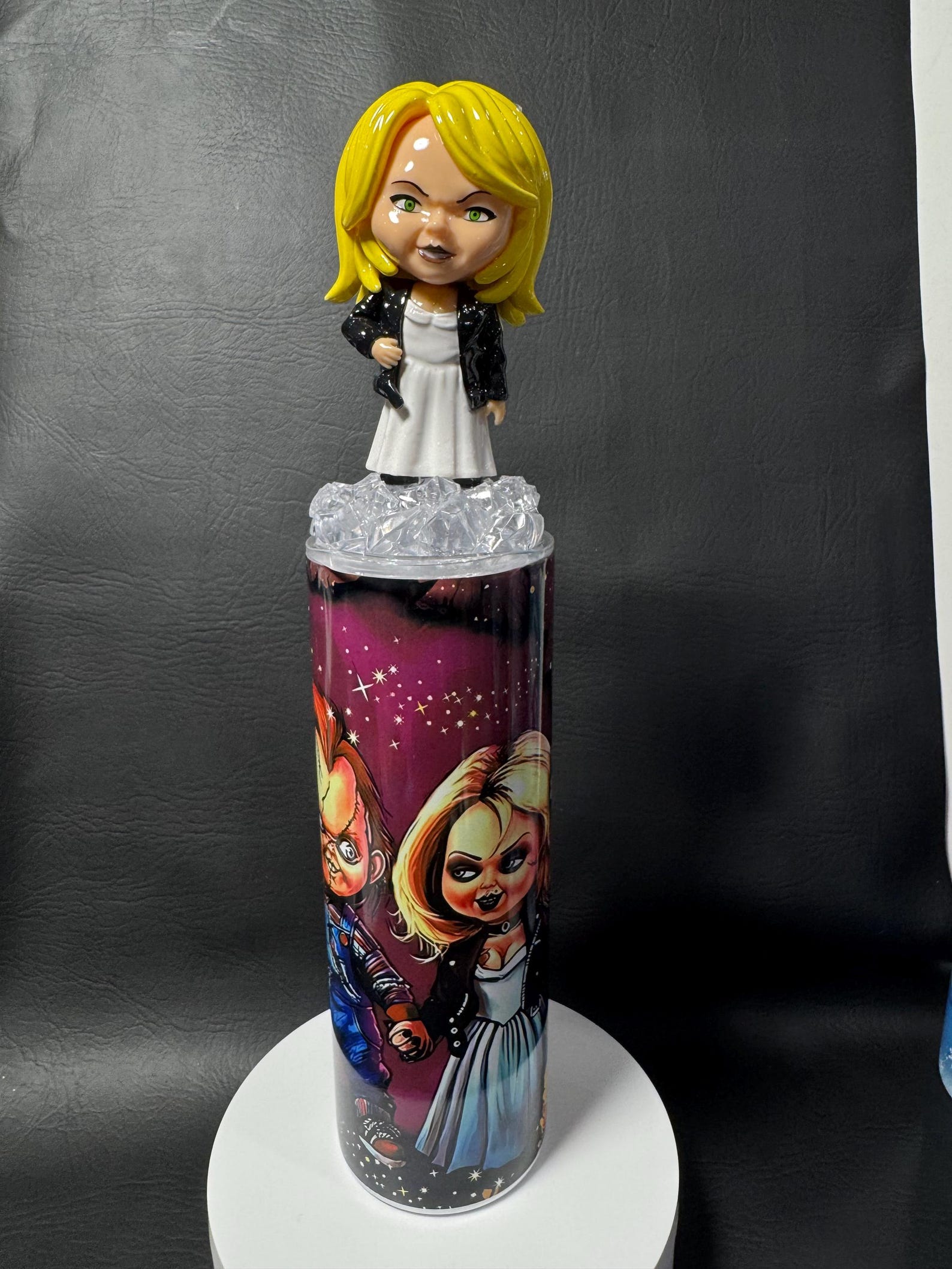 Horror Movie Tumbler With Fake Ice Character Topper - 20 Oz - Etsy