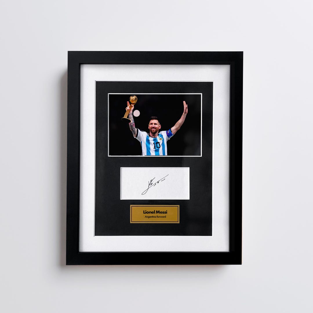 Lionel Messi Autograph Photo – Signed Photo Facsimile - Etsy