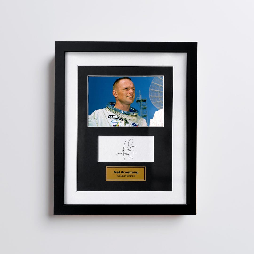 Neil Armstrong Autograph Photo – Signed Photo Facsimile - Etsy