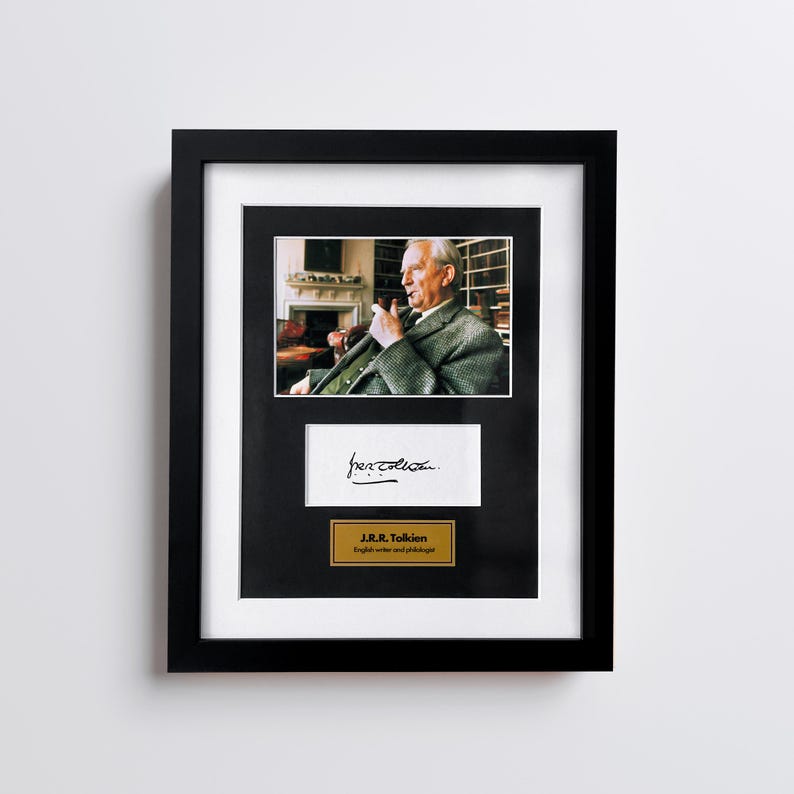 J.R.R. Tolkien Autograph Photo – Signed Photo Facsimile - Etsy