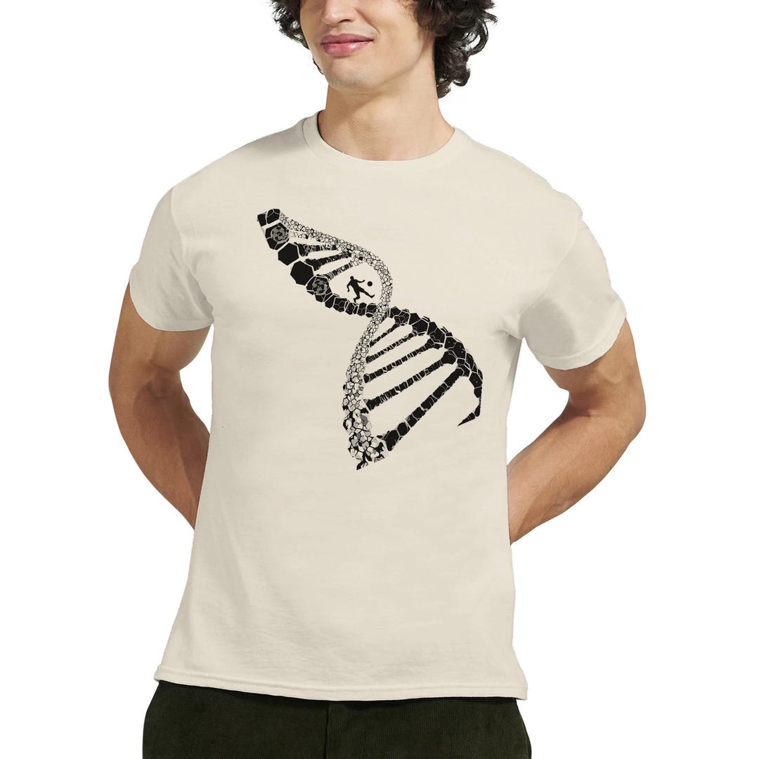 Football DNA Shirt – Soccer in My DNA Design | Unique Football Helix ...