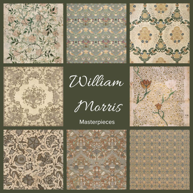 William Morris Art Bundle, Vintage Gallery Wall Prints, Tapestry ...