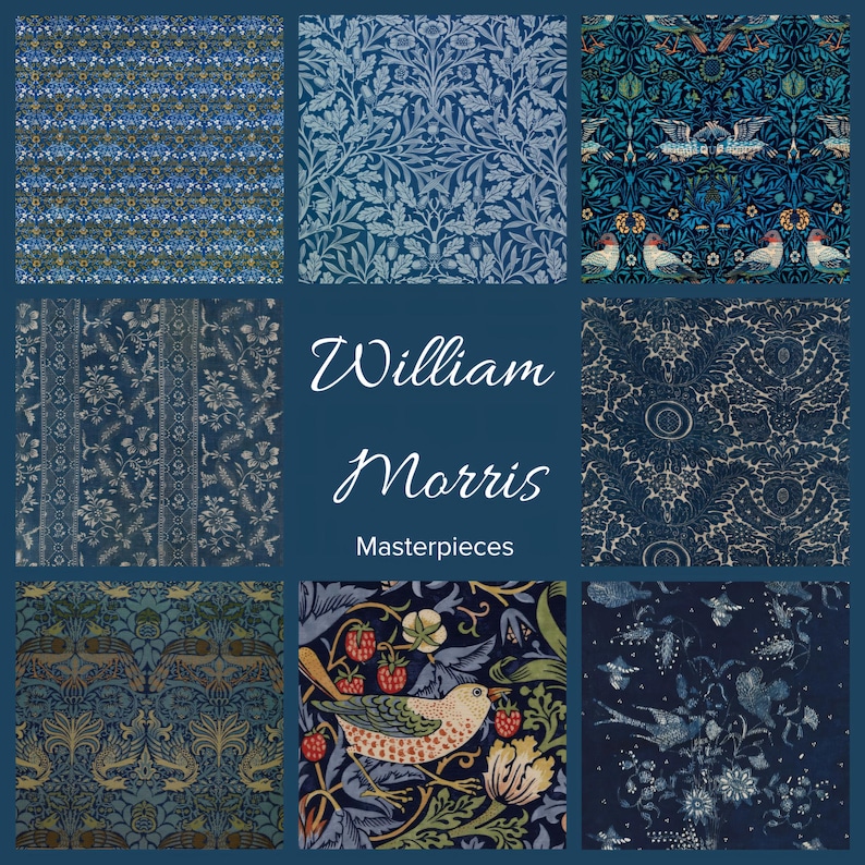 William Morris Art Bundle, Vintage Gallery Wall Prints, Tapestry ...