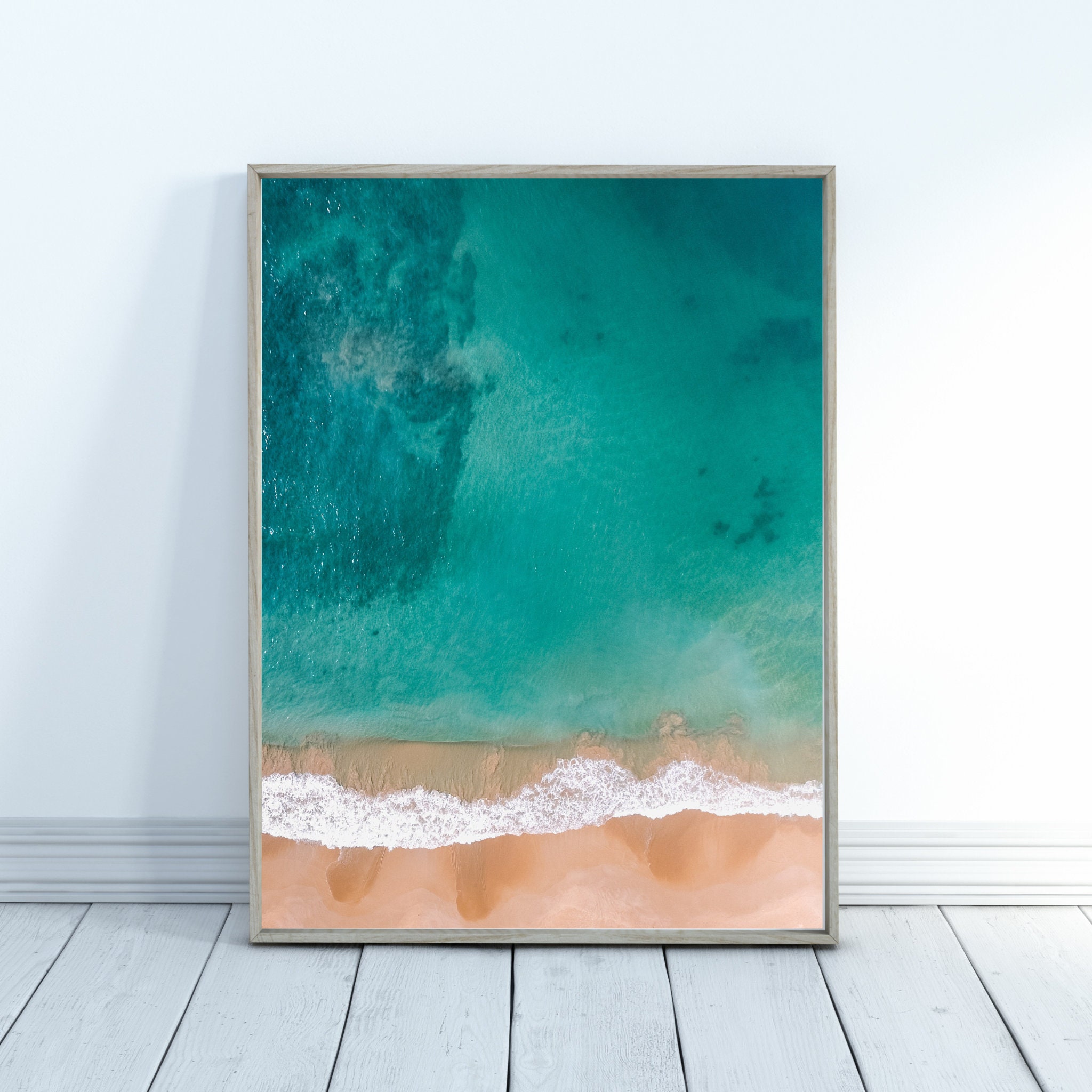 Instant Download Aerial Beach Print Wall Art Printable Art Beach ...