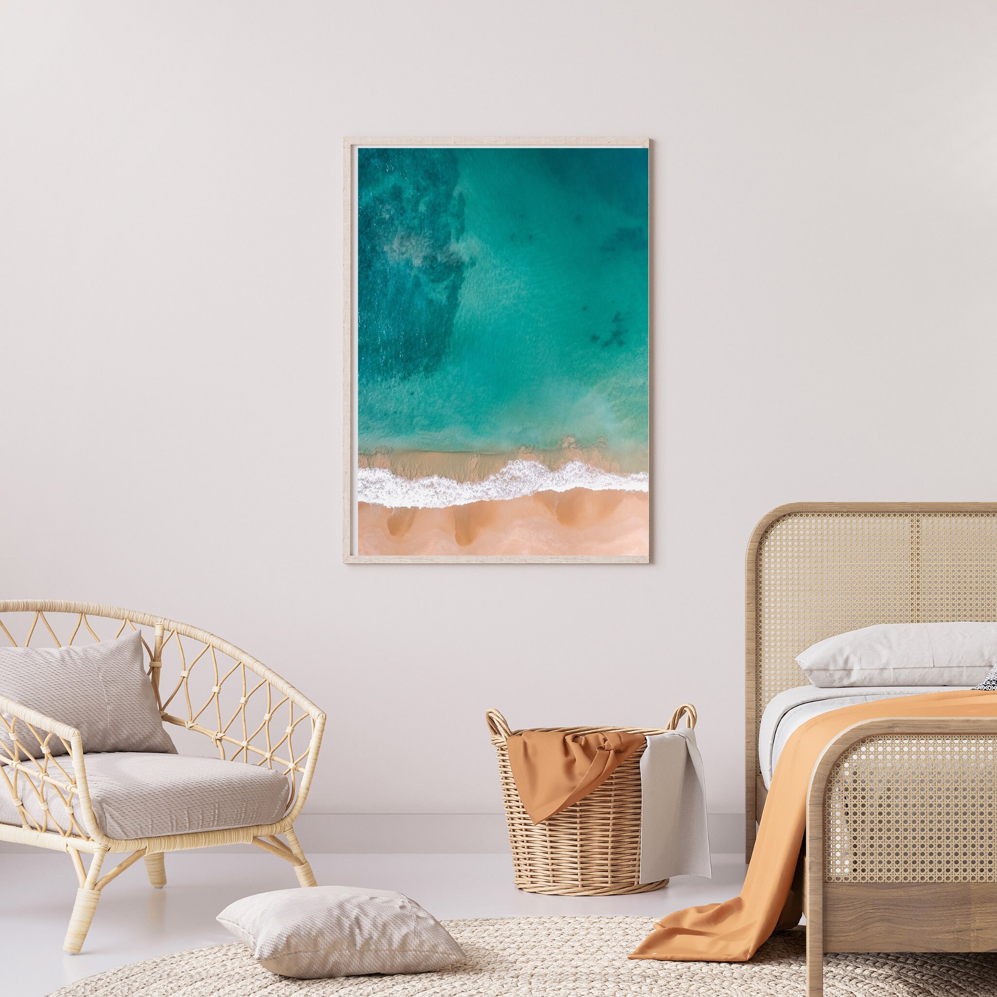 Instant Download Aerial Beach Print Wall Art Printable Art Beach ...