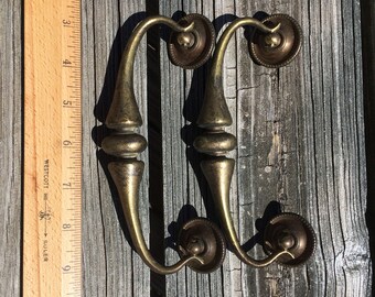 Rosette drawer pulls | Etsy