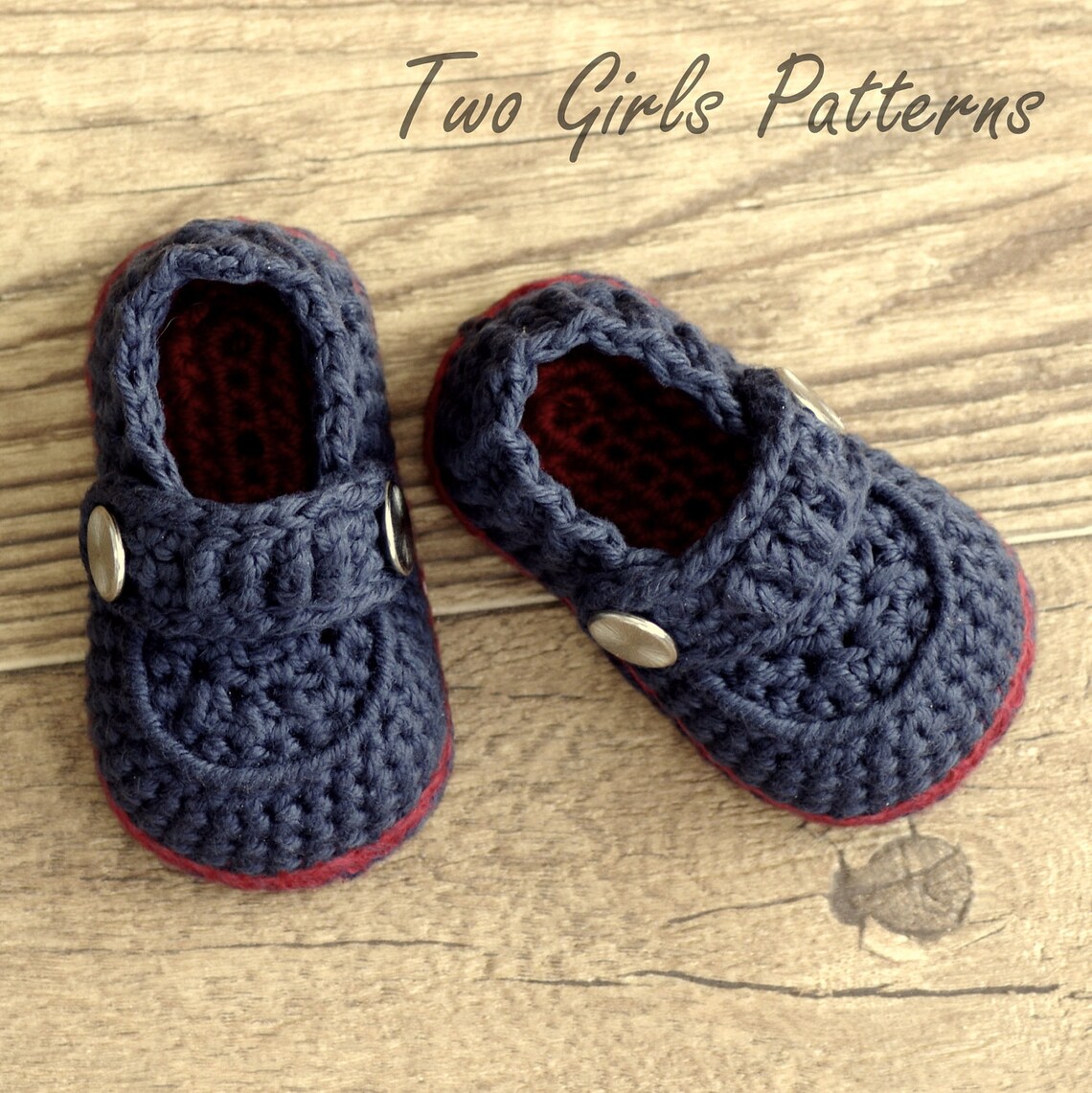 CROCHET PATTERN #203 Baby Boy Booties - the Sailor - Instant Download ...