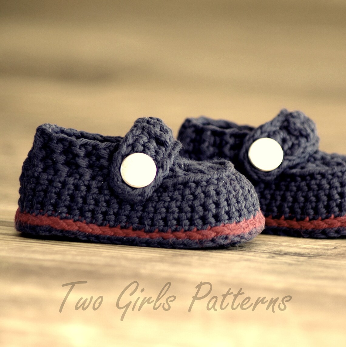 CROCHET PATTERN #203 Baby Boy Booties - the Sailor - Instant Download ...