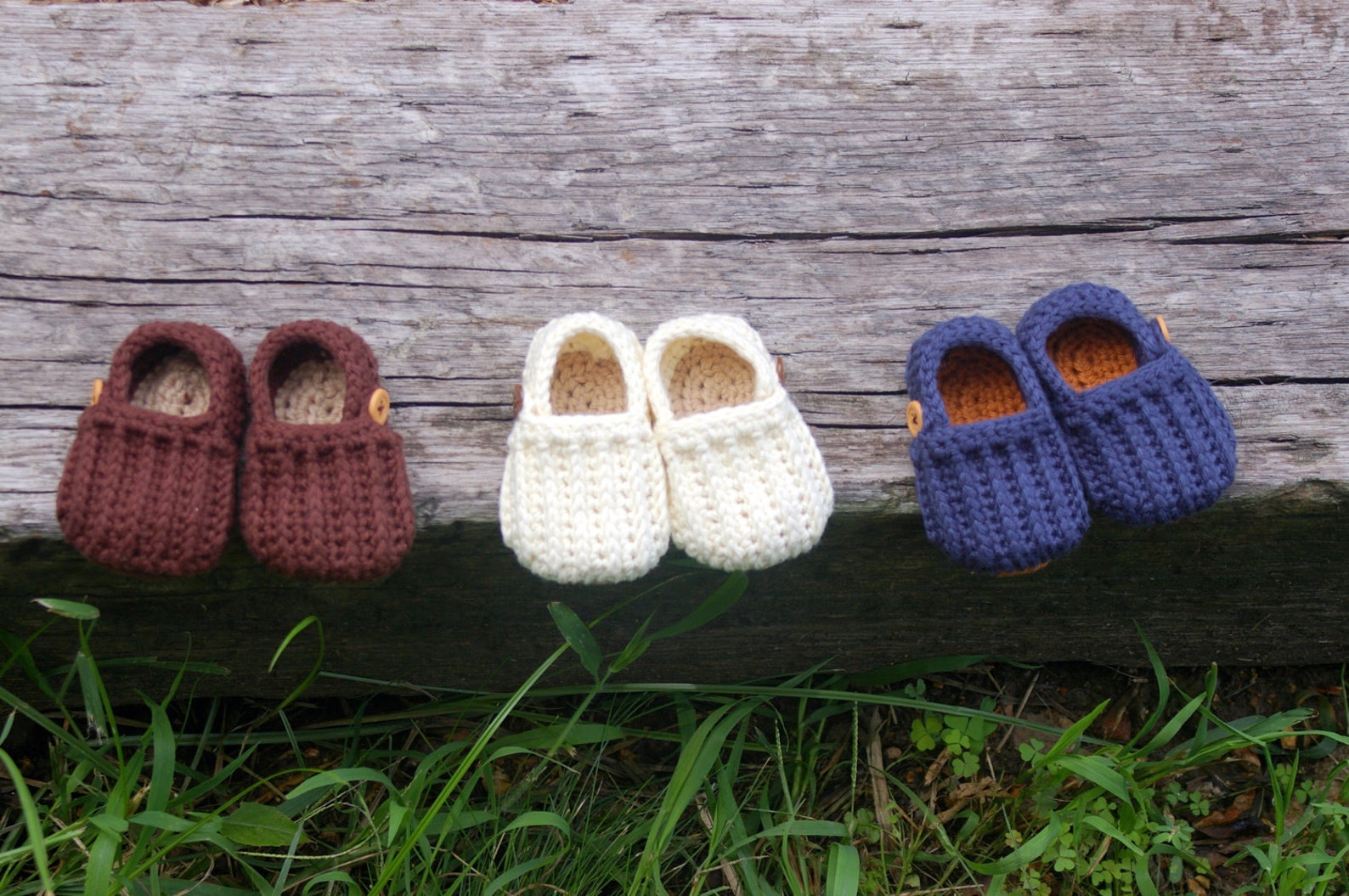 Baby Boy Booties CROCHET PATTERN for Easy on Loafers Crochet Pattern ...
