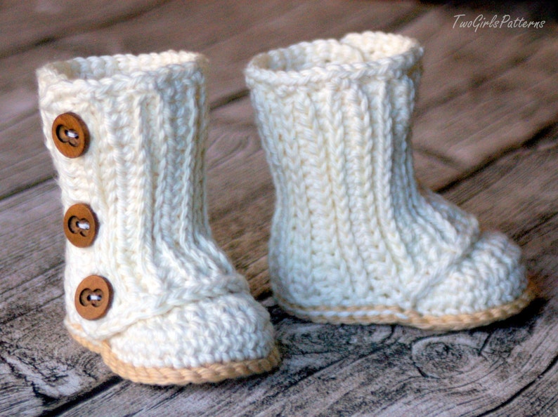 Crochet Pattern 112 Baby Wrap Boot Instant Download PDF L - Etsy Canada