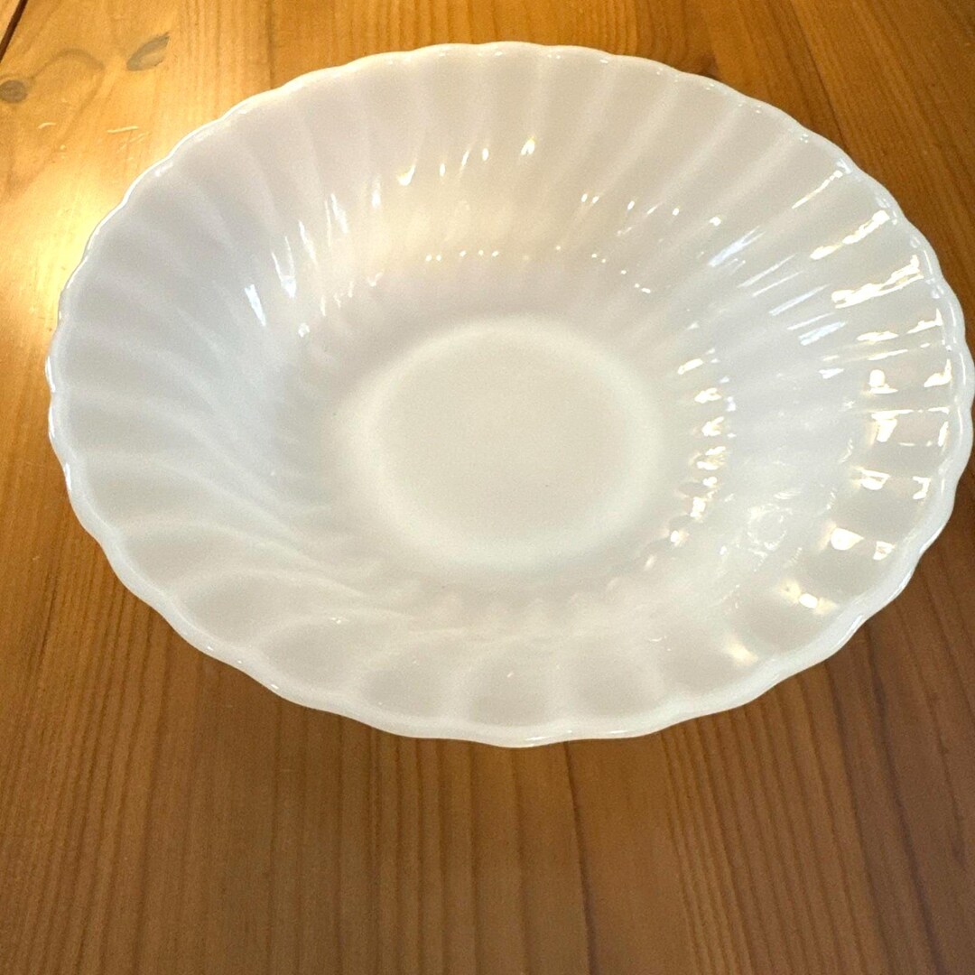 Vintage Anchor Hocking Milk White Fire King 8.5 Serving Bowl - Etsy