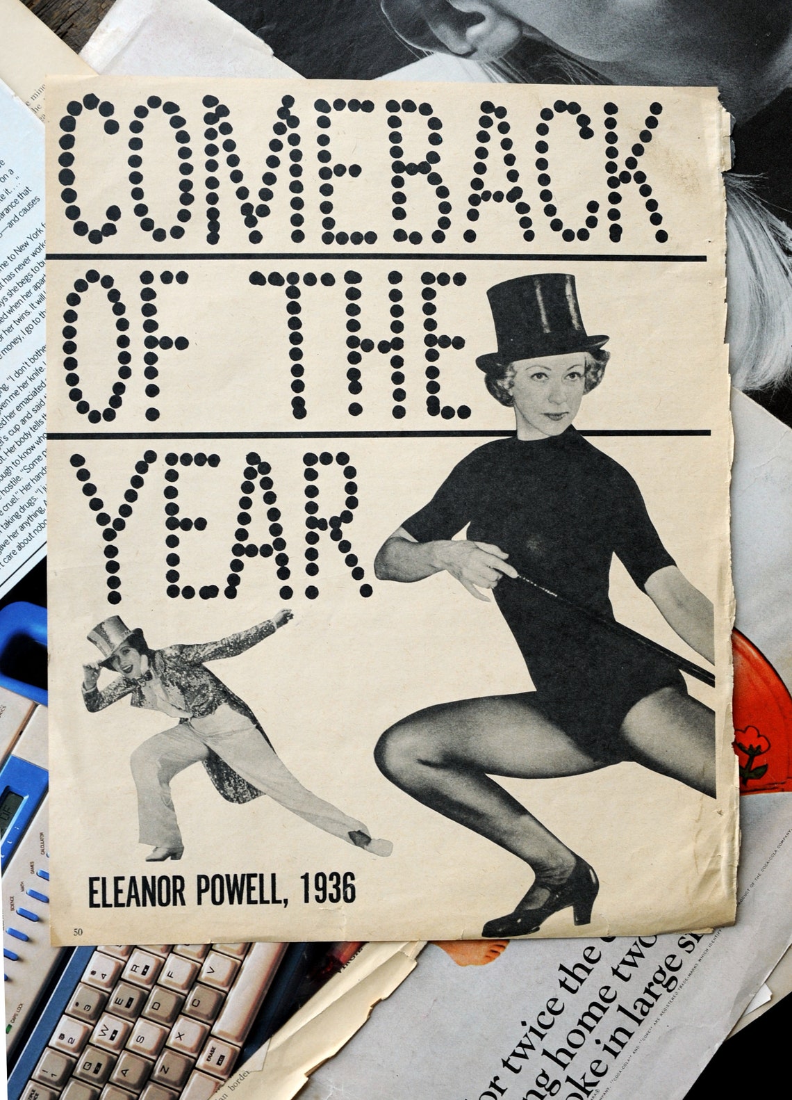 1/8 Lb of Vintage Magazine Pages 1930s-early 90s Ephemera With - Etsy