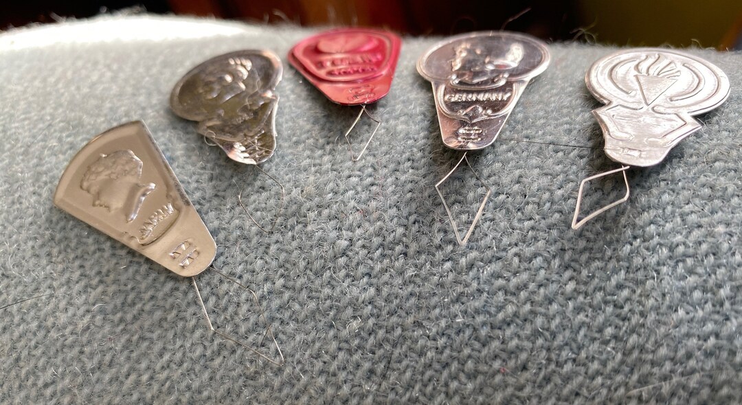 Vintage Needle Threader / Secondhand Sourced / Aluminum Threading Tool ...