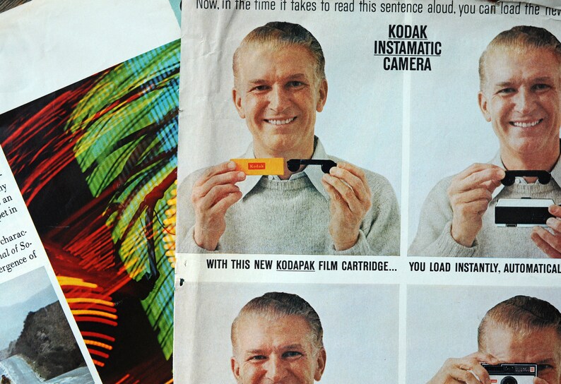 1/8 Lb of Vintage Magazine Pages 1930s-early 90s Ephemera With - Etsy