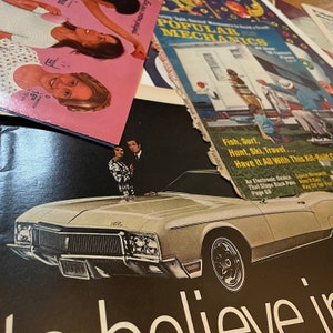 1/8 Lb of Vintage Magazine Pages 1930s-early 90s Ephemera With Photos ...