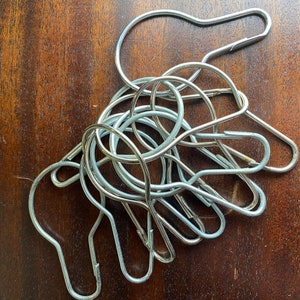 Wire Loop Fasteners: Metal Clip Hooks for Organizing - Etsy