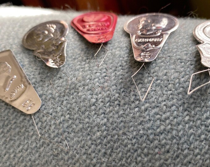 Vintage Needle Threader / Secondhand Sourced / Aluminum Threading Tool ...