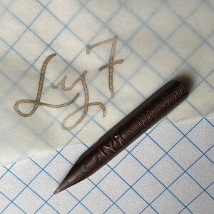 5 Pen Nibs: Set of 5 Left Oblique Calligraphy Nibs Heintze Ly Series ...