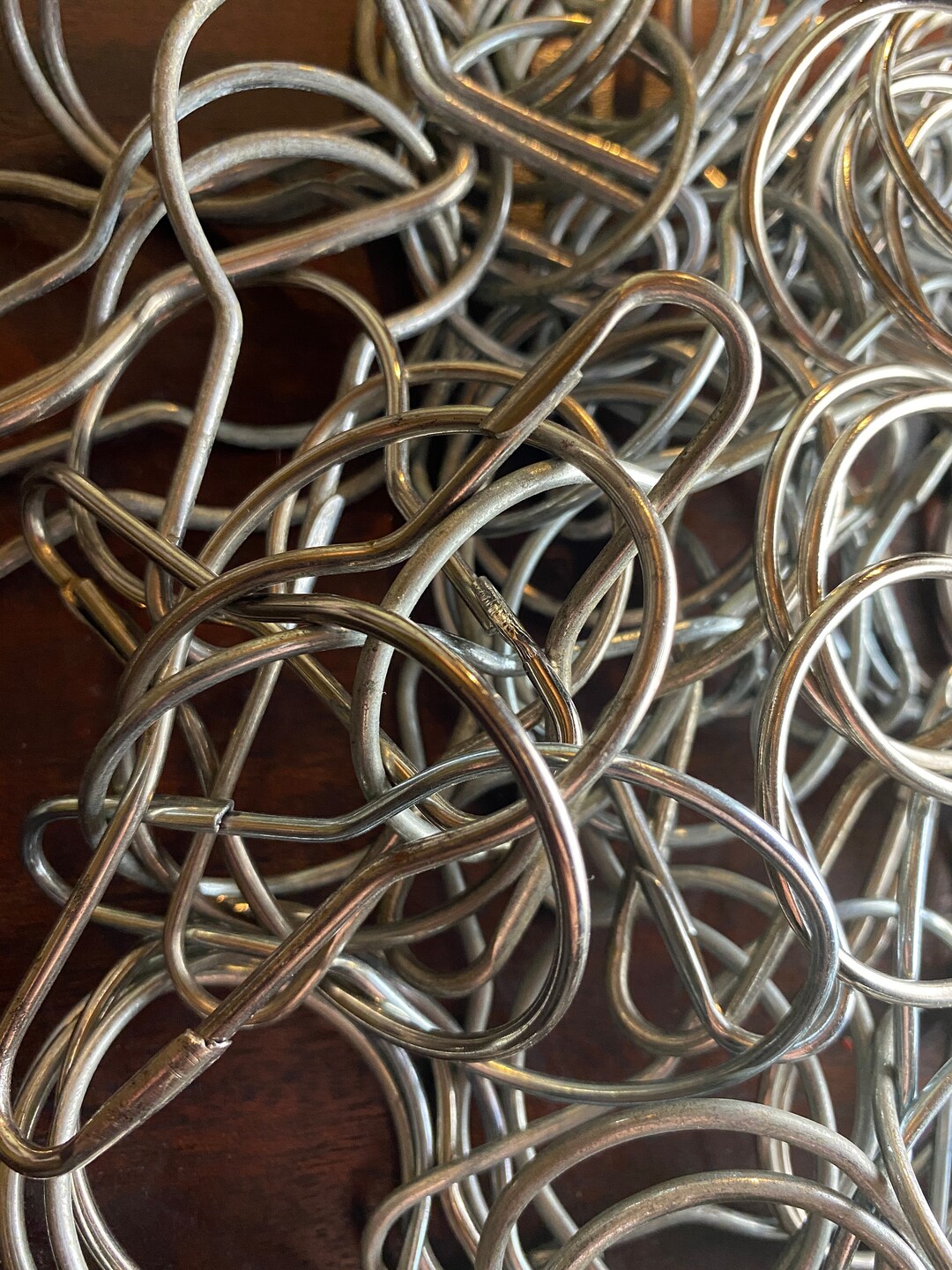 Trio of Wire Loop Fasteners / Metal Wire Clip Style / Keychain, Hook ...