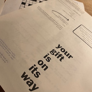 Printable Card: Your Gift is on Its Way. Supply Chains Be Damned Last ...