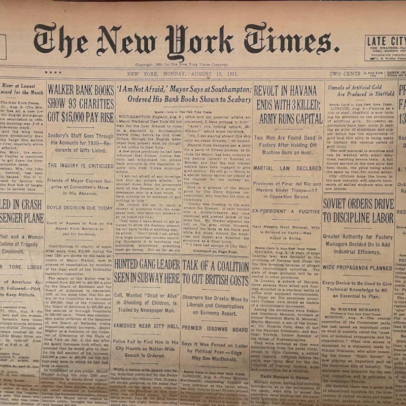 New York Times Printing - Etsy