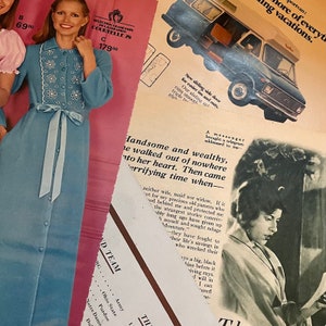 1/8 Lb of Vintage Magazine Pages 1930s-early 90s Ephemera With Photos ...