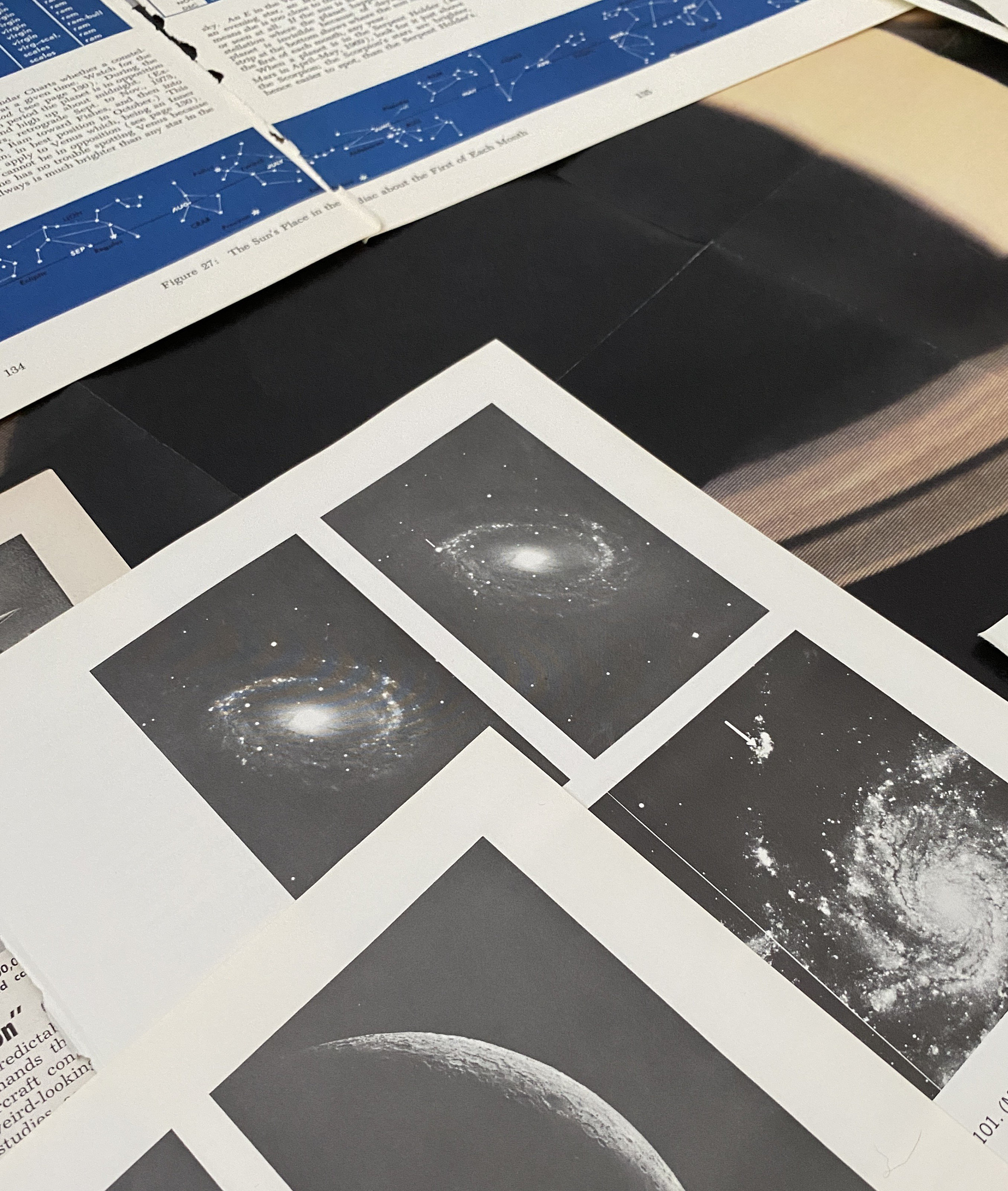 1/8 Lb Bundle of Space and Astronomy Pages / Stars Planets | Etsy