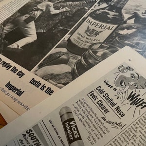 1/8 Lb of Vintage Magazine Pages 1930s-early 90s Ephemera With Photos ...